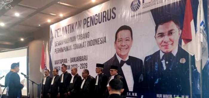 DPC Martapura-Banjarbaru Dilantik, Prof Otto Hasibuan : PERADI - IKADIN ...