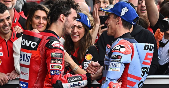 PECCO Bagnaia Terima 'Tantangan' Marc Marquez di Ducati - Suar Indonesia